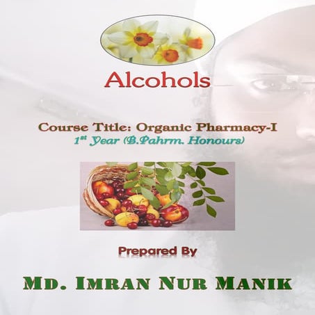Alcohols:Organic Chemistry MANIK | PDF