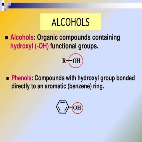 Alcohols (1) | PPT