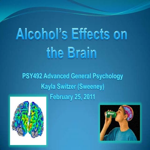 Alcohol’S Effects On The Brain | PPTX