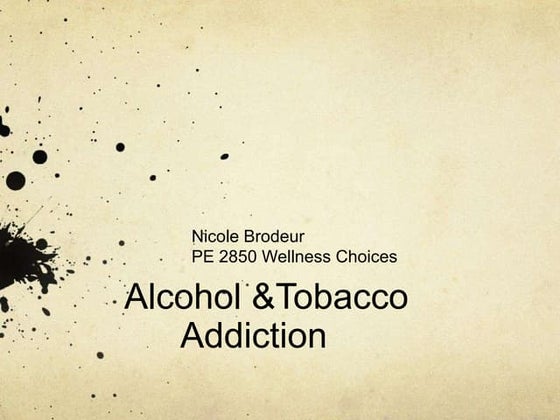 Tobacco Addiction | PPT