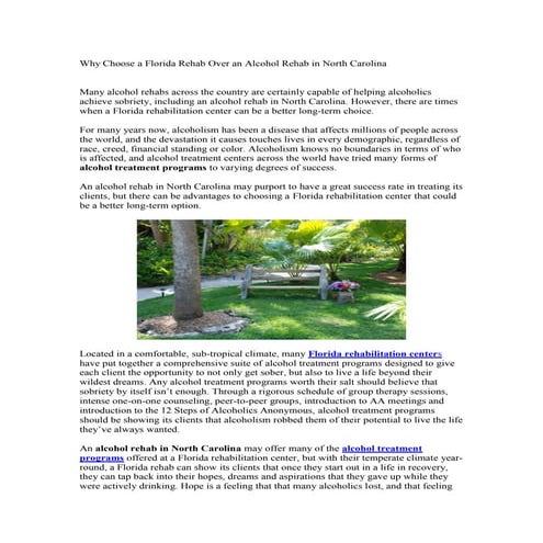 Alcohol treatment programs | PDF | Substance Abuse | Diseases and ...