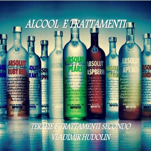 Alcool e trattamenti , terapie e trattamenti secondo Vladimir Hudolin ...
