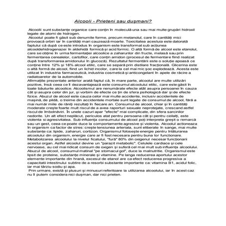 Efectele nocive ale alcoolului, tutunului și drogurilor. | PPTX