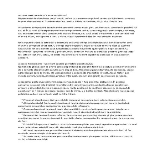 Efectele nocive ale alcoolului, tutunului și drogurilor. | PPTX