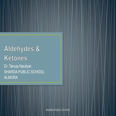 Aldehydes & Ketones | PPT