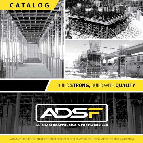 Al Dhabi Scaffolding and Formwork Catalog | PDF