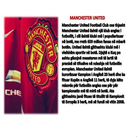 manchester united (ronaldo sena) | PPTX