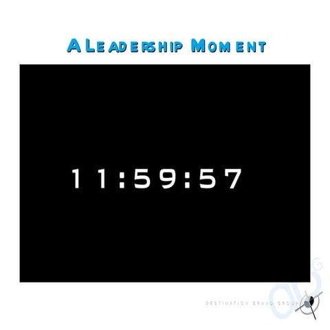 A Leadership Moment | PPT
