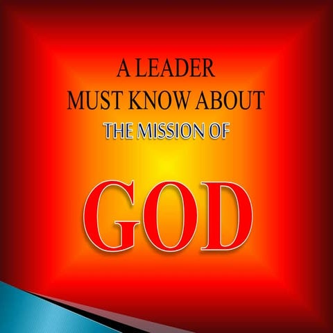 A Christian should know what kind of God is He? | PPTX