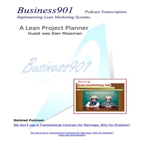 A Lean Project Planner | PDF | Construction Industry | Industries