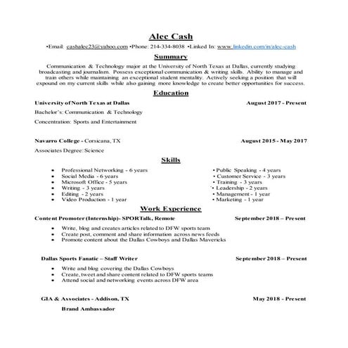 Brandon resume | DOCX