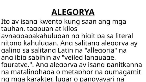 Alegorya ng yungib pagsusuri | DOCX