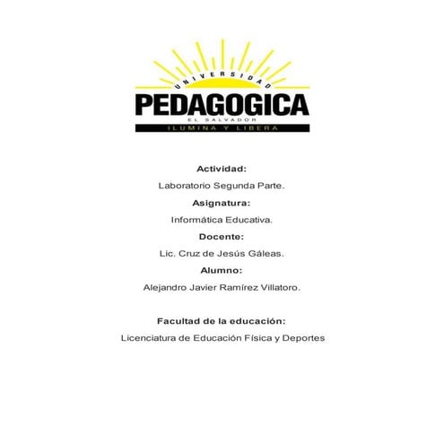 Alejandro javier ramirez villatoro segunda parte | DOCX