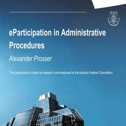 Peter Sonntagbauer - An Easy Way To Deal With Administrative Procedures ...