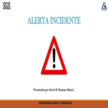 Alerta de Incidente 29, EJEMPLO PRÁCTICO | PPTX