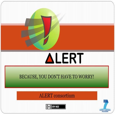 ALERT project presentation | PPT
