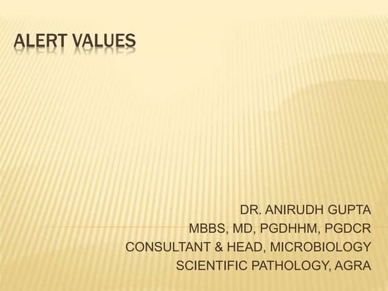 Notification of critical laboratory result | PPT