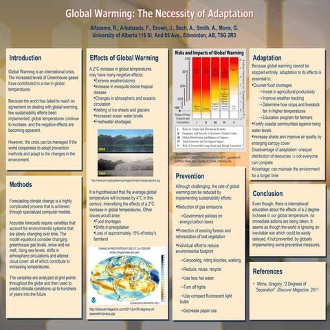 Global Warming: The Necessity of Adaptation | PPT