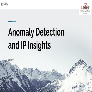 Anomaly Detection And Ip Insights 2023 06 10 Pdf