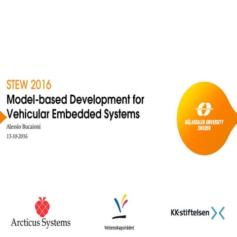 Model-based Development for Vehicular Embedded Systems | PDF