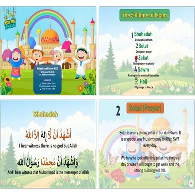 A Lesson 4 Islamic teaching Islamic teaching | PDF