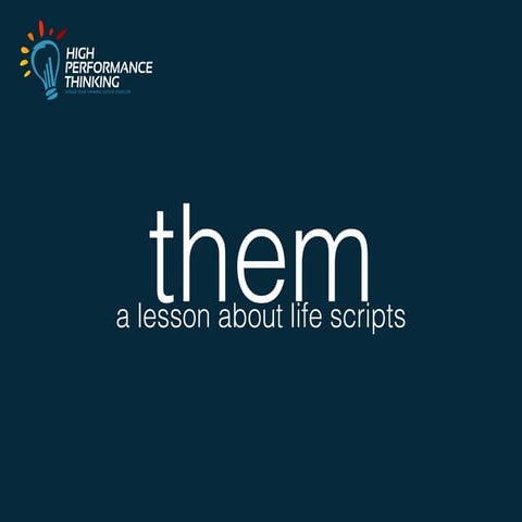 A lesson about life scripts | PDF