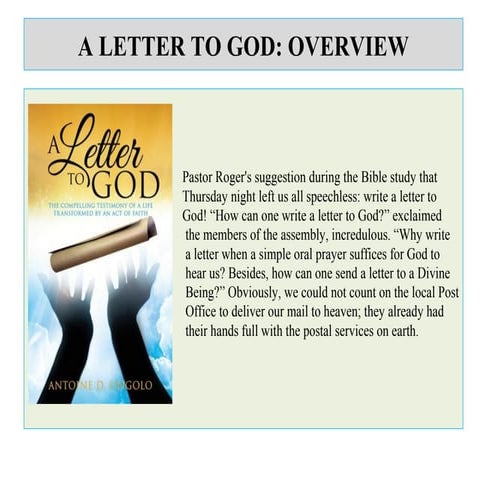 A Letter To God