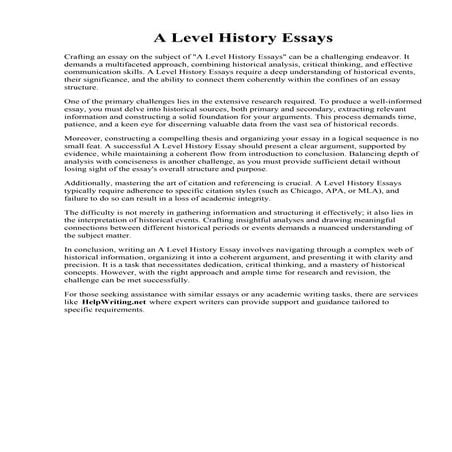 A Level History Essays.pdf