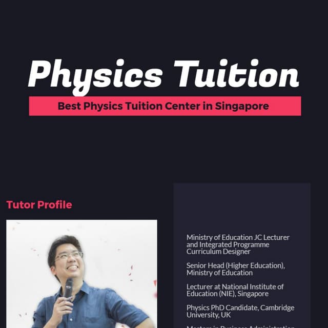 A Level Physics Tutor | PPTX