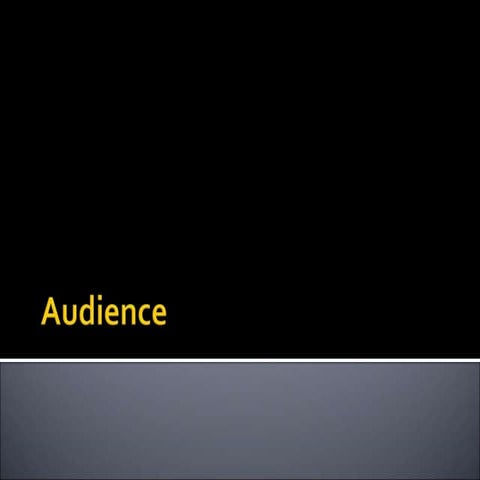 Media Audiences an Introduction | PPT