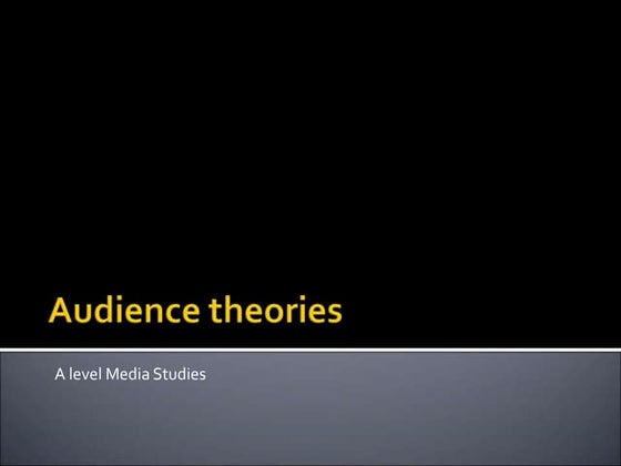 Audience positioning | PPT