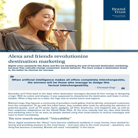 Alexa and friends revolutionize destination marketing | PDF