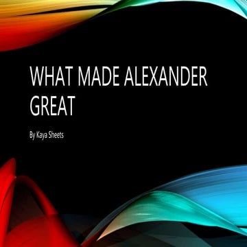 Alexander The Great | PPT