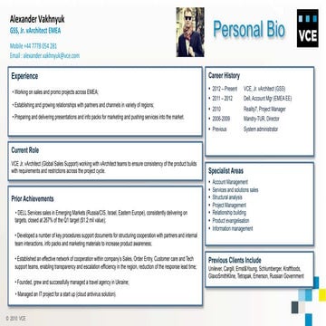 Short bio (overview) | PDF