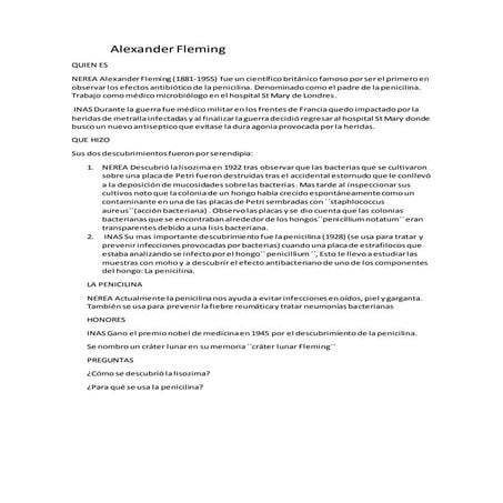 Alexander Fleming | PPT