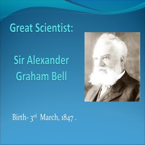 Alexander graham bell | PPT
