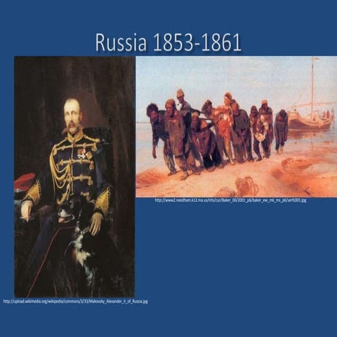Alexander II and the Emancipation of the Serfs | PPTX