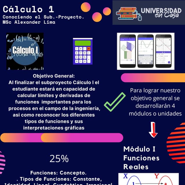 Alexander lima contenido programatico cálculo 1 unellez | PDF