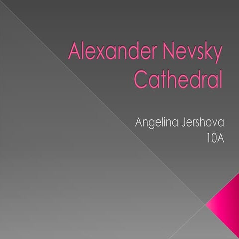 Alexander nevsky cathedral | PPTX