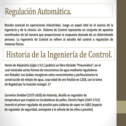 Sistemas de control | PPTX