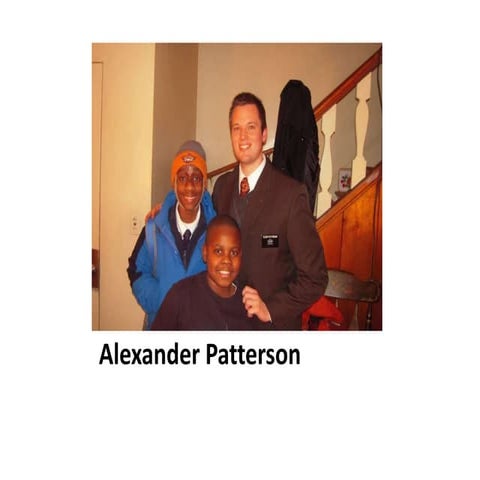 Alexander Patterson | PPT