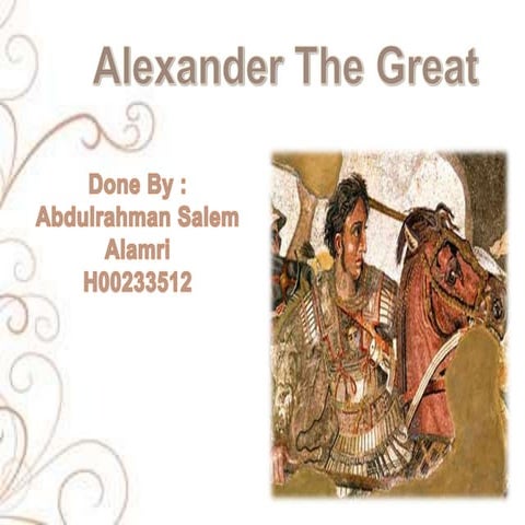 Alexander the great | PPTX