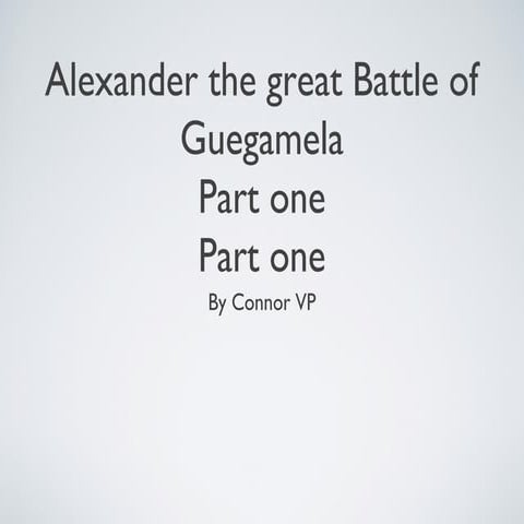 Alexander the great | PPT