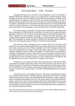 Alexander The Great | PPT