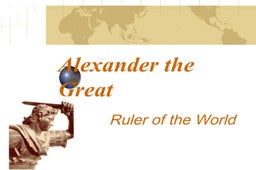 Alexander The Great | PPT