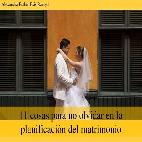 Alexandra Esther Esis Rangel - Ideas Para Un Matrimonio Vintage | PPT