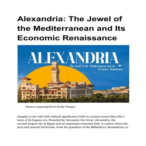 Alexandria_ The Jewel of the Mediterranean and Its Economic Renaissance.pdf