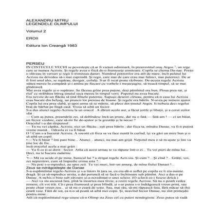 Alexandru mitru legendele olimpului (vol. 2) - eroii | DOC