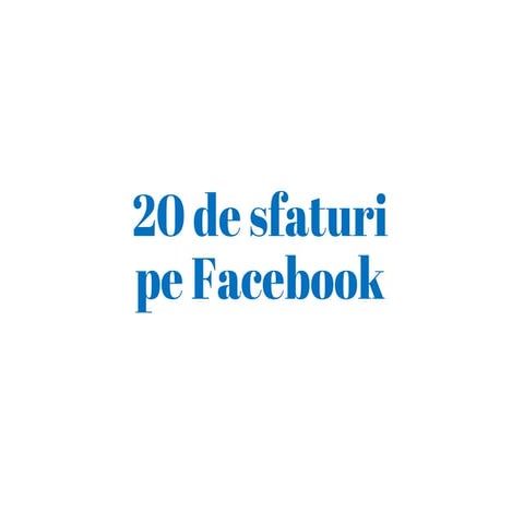 Alexandru Negrea - 20 de sfaturi pe Facebook (2015.02.26, Impact Hub ...