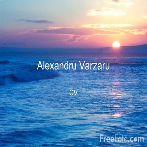 Alexandru Varzaru | PPT